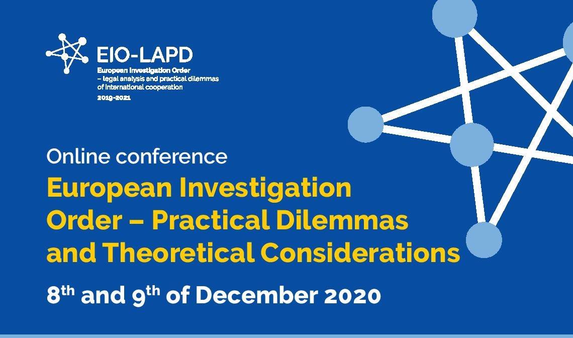 PF - Spletna konferenca z naslovom “European Investigation Order ...